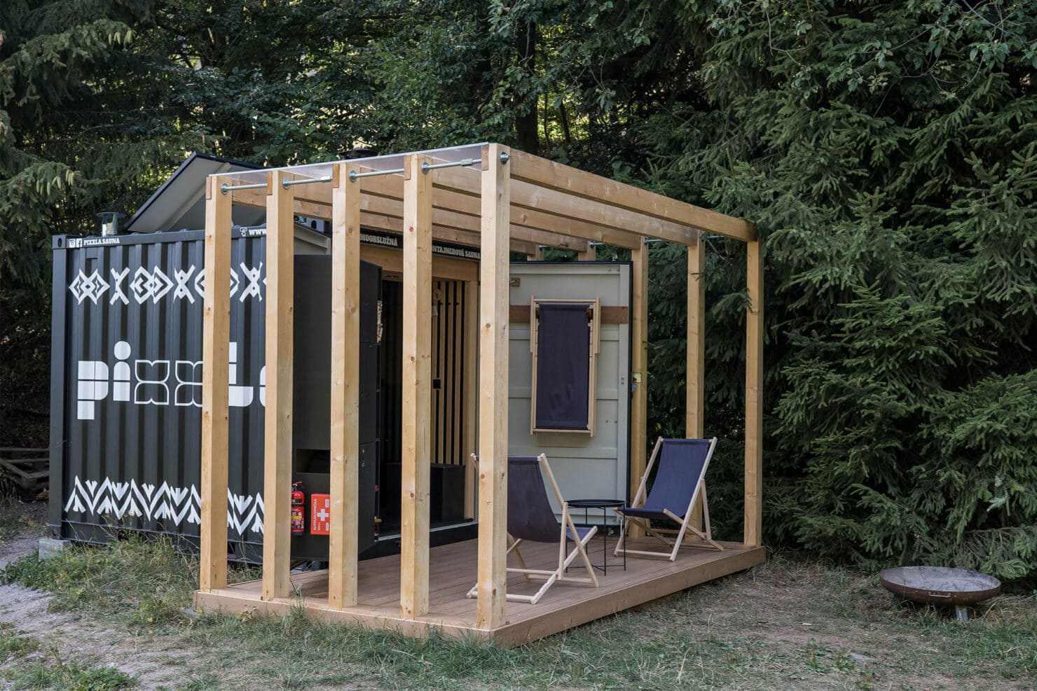 Pixxla self-service container sauna - Thermory