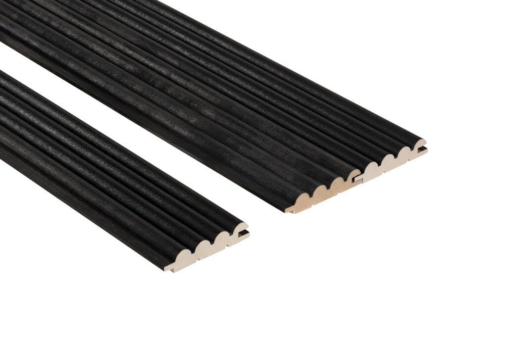 Wall panel SRP Aspen, Black - Thermory