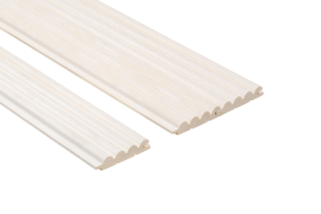Wall panel SRP Aspen, translucent white - Thermory