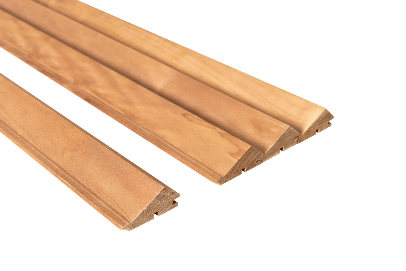 Wall panel WAVE Thermo-aspen - Thermory